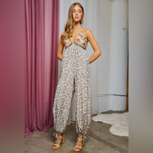 DAVI & DANI | Pants & Jumpsuits | Womens Davi Dani Mixed Print Criss ...